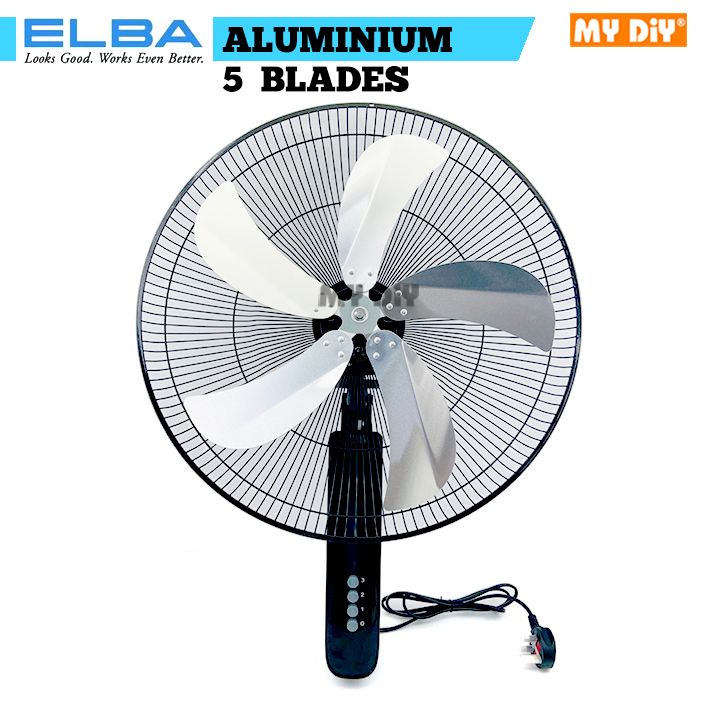 MYDIYHOMEDEPOT - ELBA 18" HIGH VELOCITY STAND FAN EISF-N1885 (BK) - 5 ...