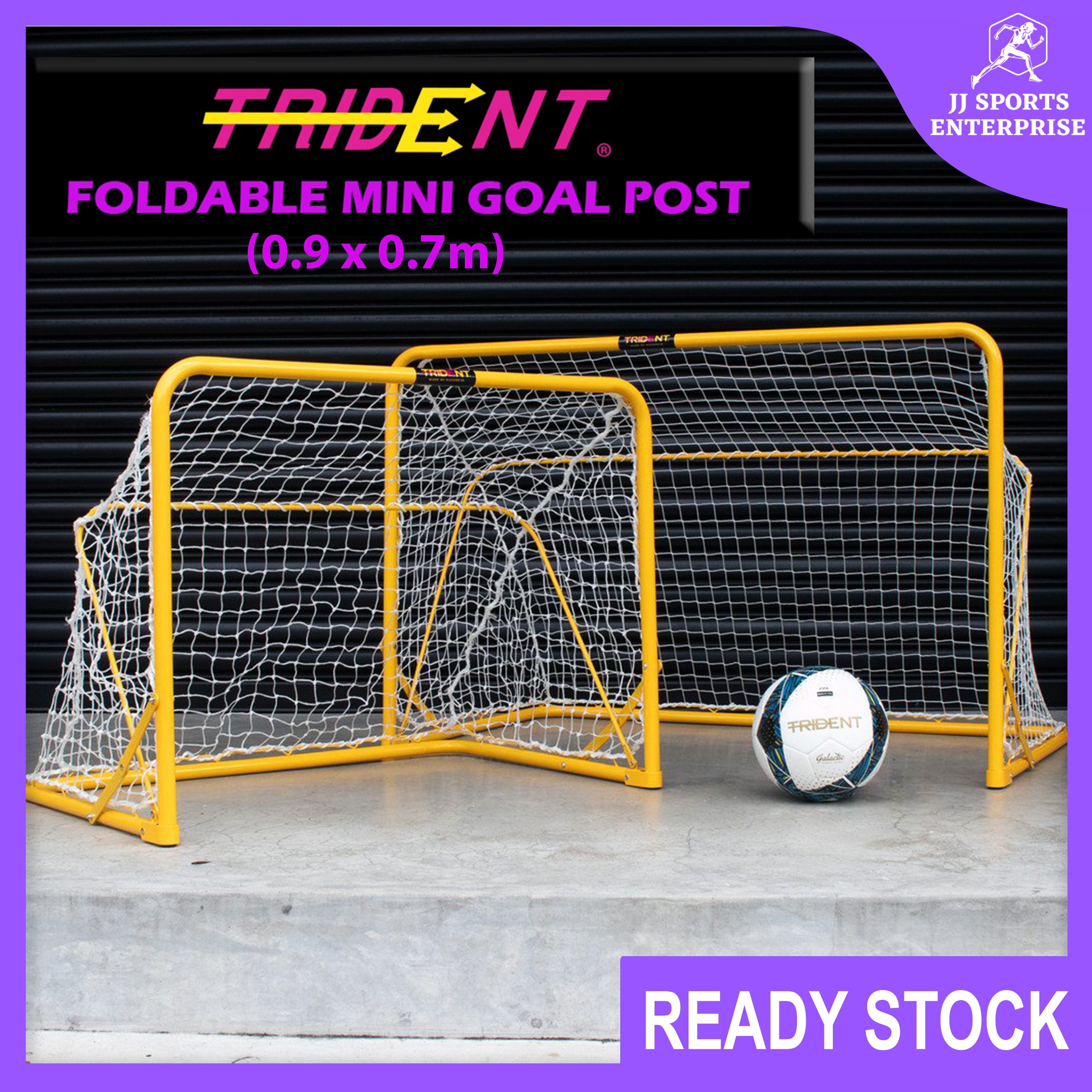 Trident 0.9M Foldable Steel Mini Goal Post Tiang Gol Mini Trident ...