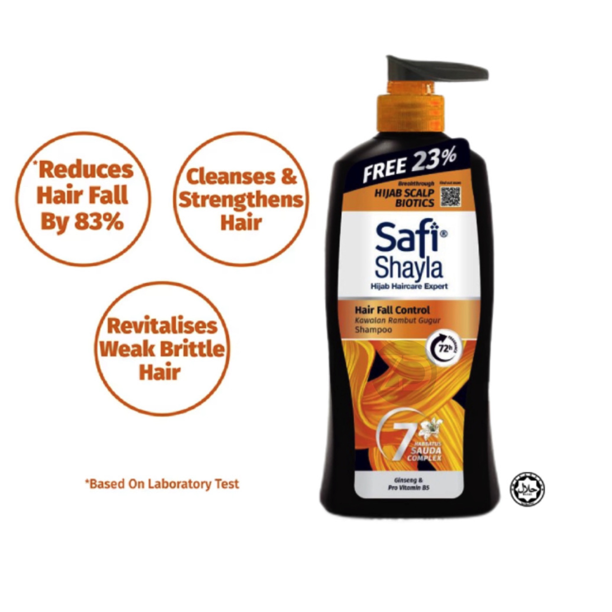 SAFI SHAYLA Shampoo 640g / 320g (Hair Fall Control/Smooth & Manageable ...