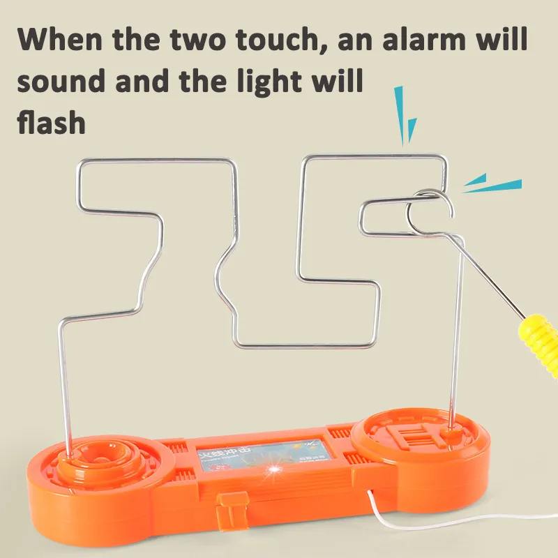 3 in 1 Electric Shock Maze Toy STEM Learning Bump Family Game Kids ...