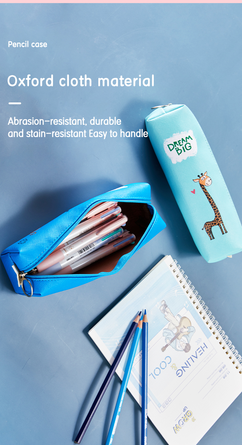 Deli Pencil Case Cartoon Pencil Pouch Multi-Purpose (19cm x 5cm x 5cm ...