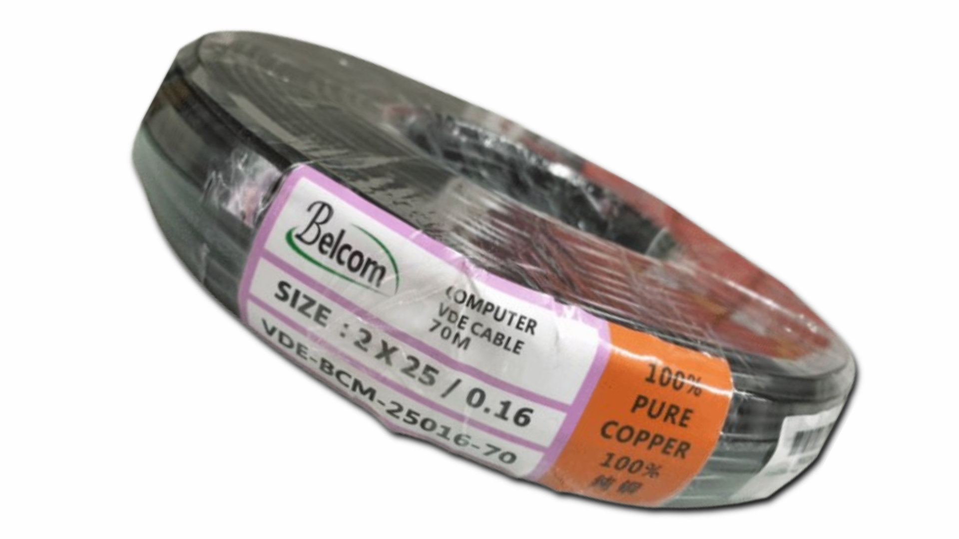 Power VDE 2 Core Wire Cable 2x25 / 0.16 Thick 70M 70 Meter 100% Pure ...