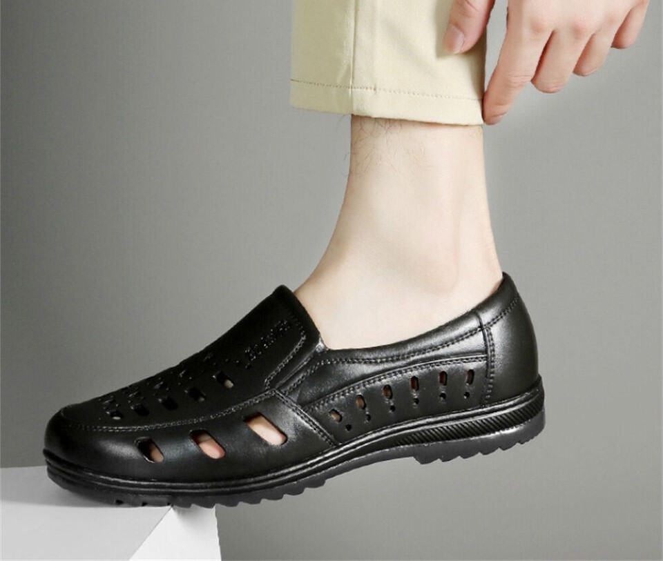 BSMLFZ1001 (SIZE 39-44) MEN SIZE Summer Rubber Formal Office Business ...