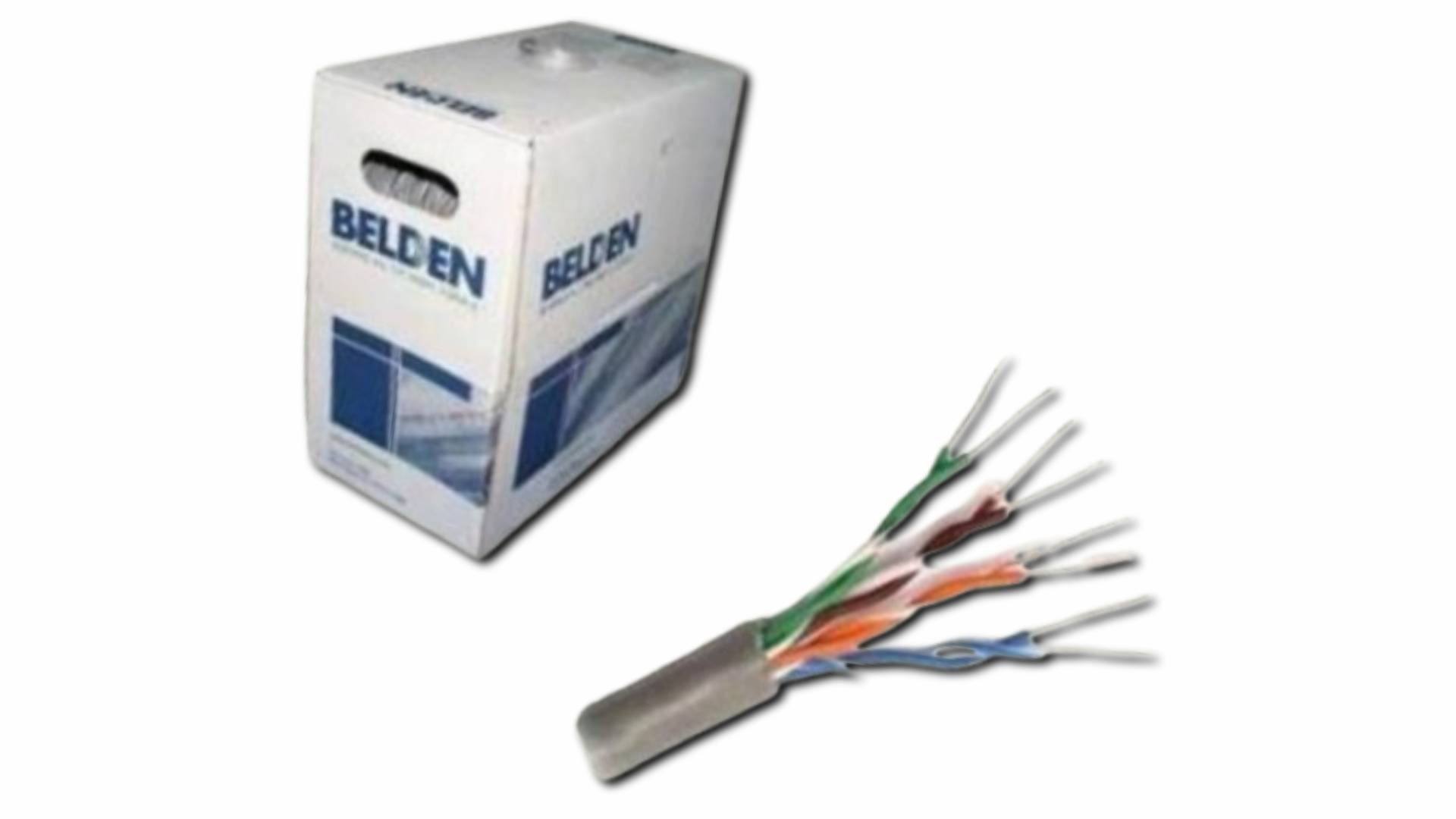 Belden USA Original Cat6 UTP Network Cable 305m 305 Meter Box Full Solid Copper 24AWG 11.2KG ...