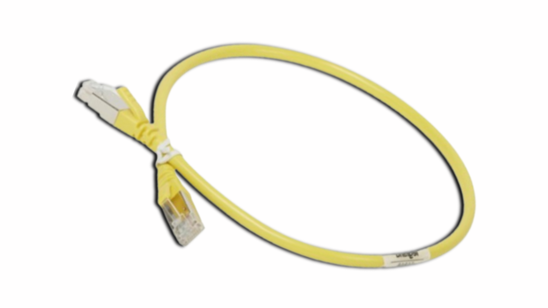 CAT6 Patch Cord Yellow 0.5m 0.5 Meter 50cm RJ45 to RJ45 LAN IP Network ...