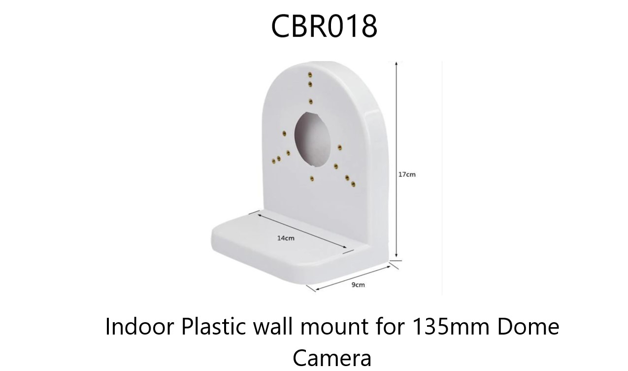 CCTV Indoor Camera Bracket Plastic Wall Mount for 140mm Turret Dome ...