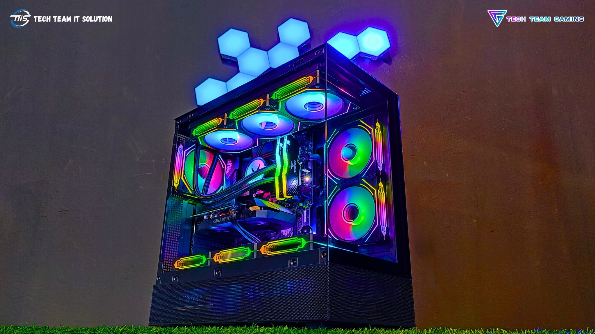 INVASION D6000 MATX (INFINITY ILLUSION ARGB FANS) | Shopee Malaysia