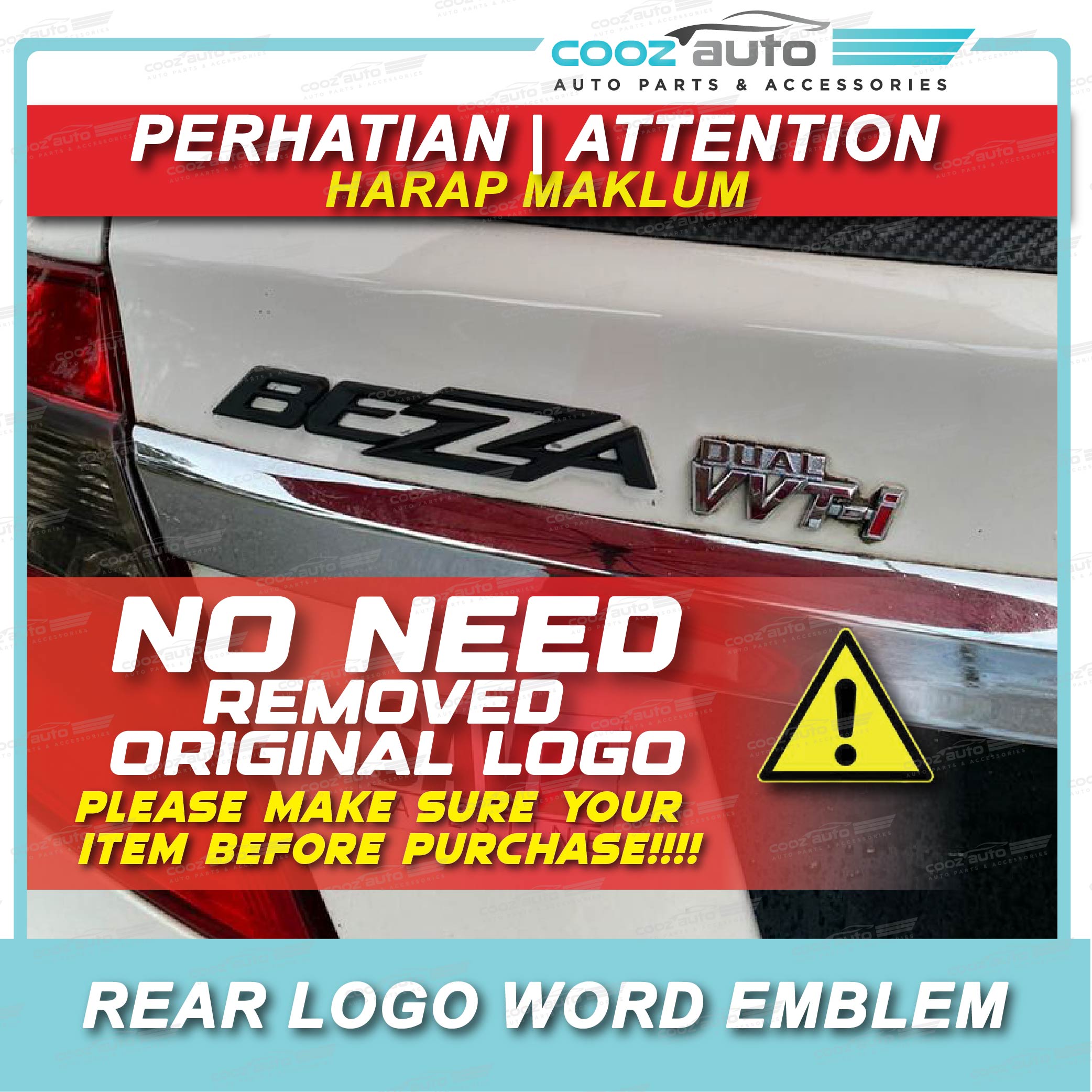 Perodua Alza Myvi Bezza AV Proton MC1 VVTI Mitsubishi Xpander Bonnet ...