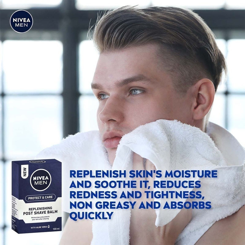 Nivea Men Replenishing Post Shave Balm 100ml Instant Hydration ...