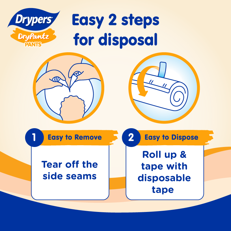 Drypers DryPantz Baby Diapers M58/ L48/ XL42/ XXL36 (1 Pack) | Shopee ...
