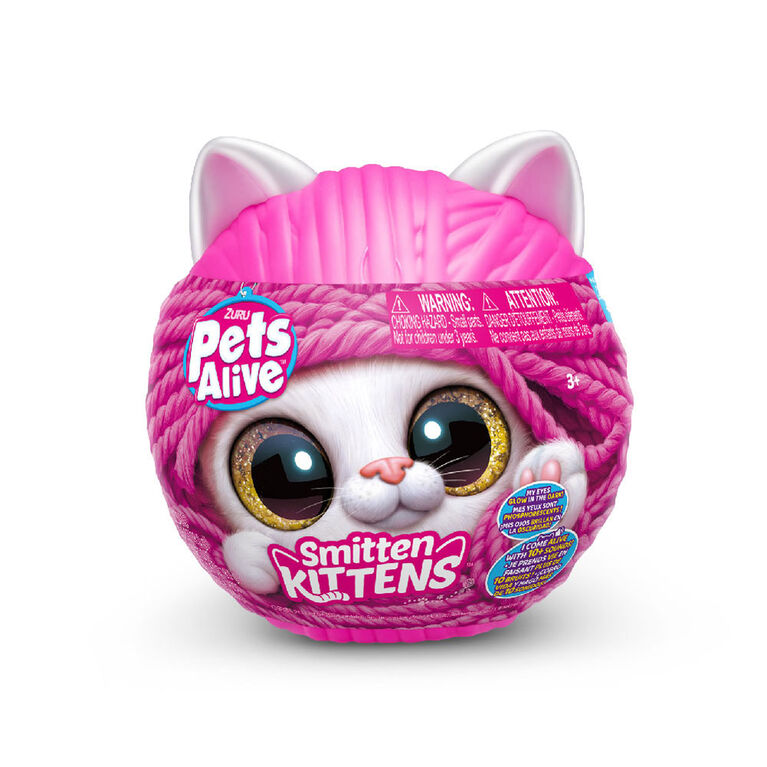 {ORIGINAL} ZURU PETS ALIVE INTERACTIVE SMITTEN KITTEN SURPRISE SOFT TOY ...