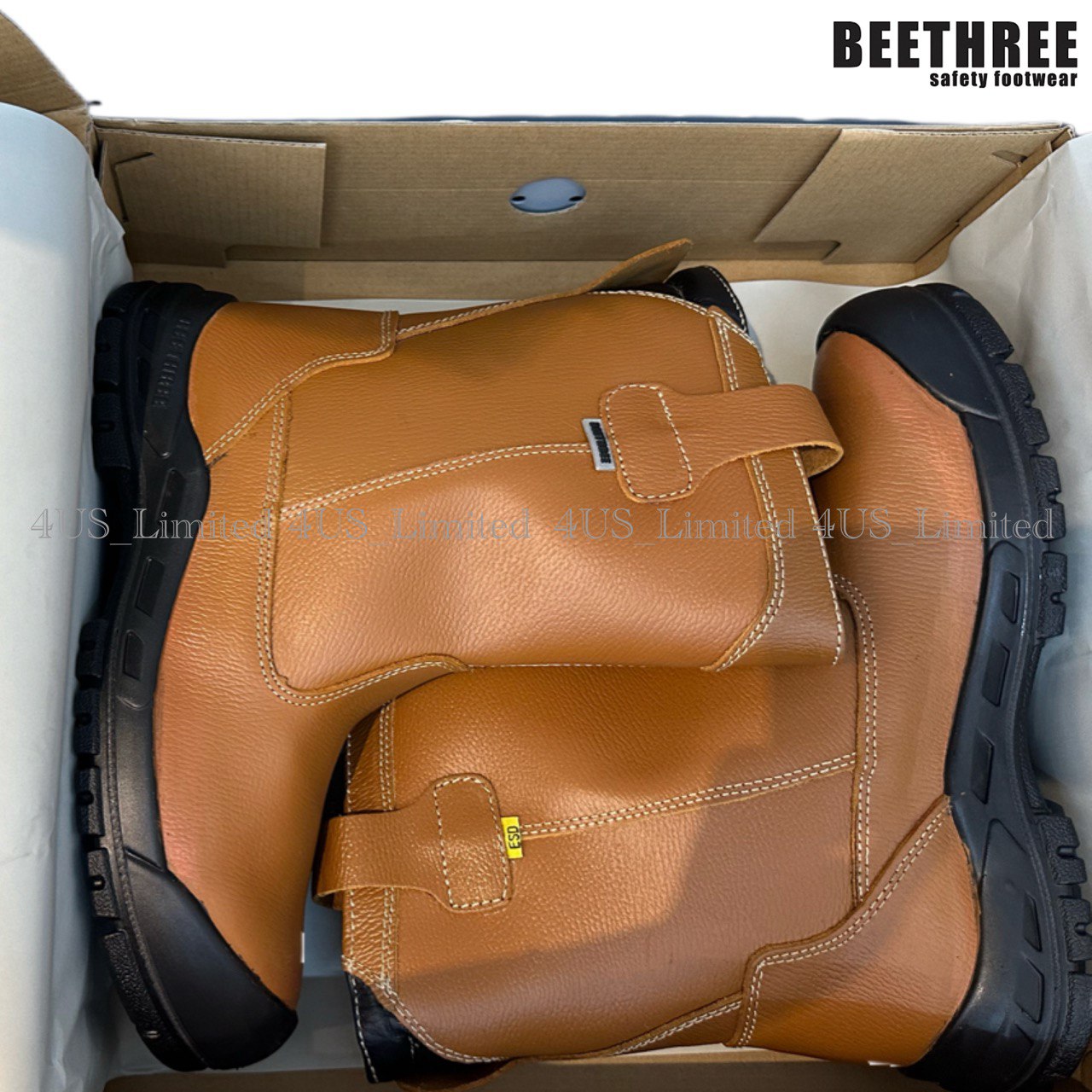 BEETHREE BT-8835 Pull-Up Boot 9.5" High Cut Safety Boots (SIRIM ...