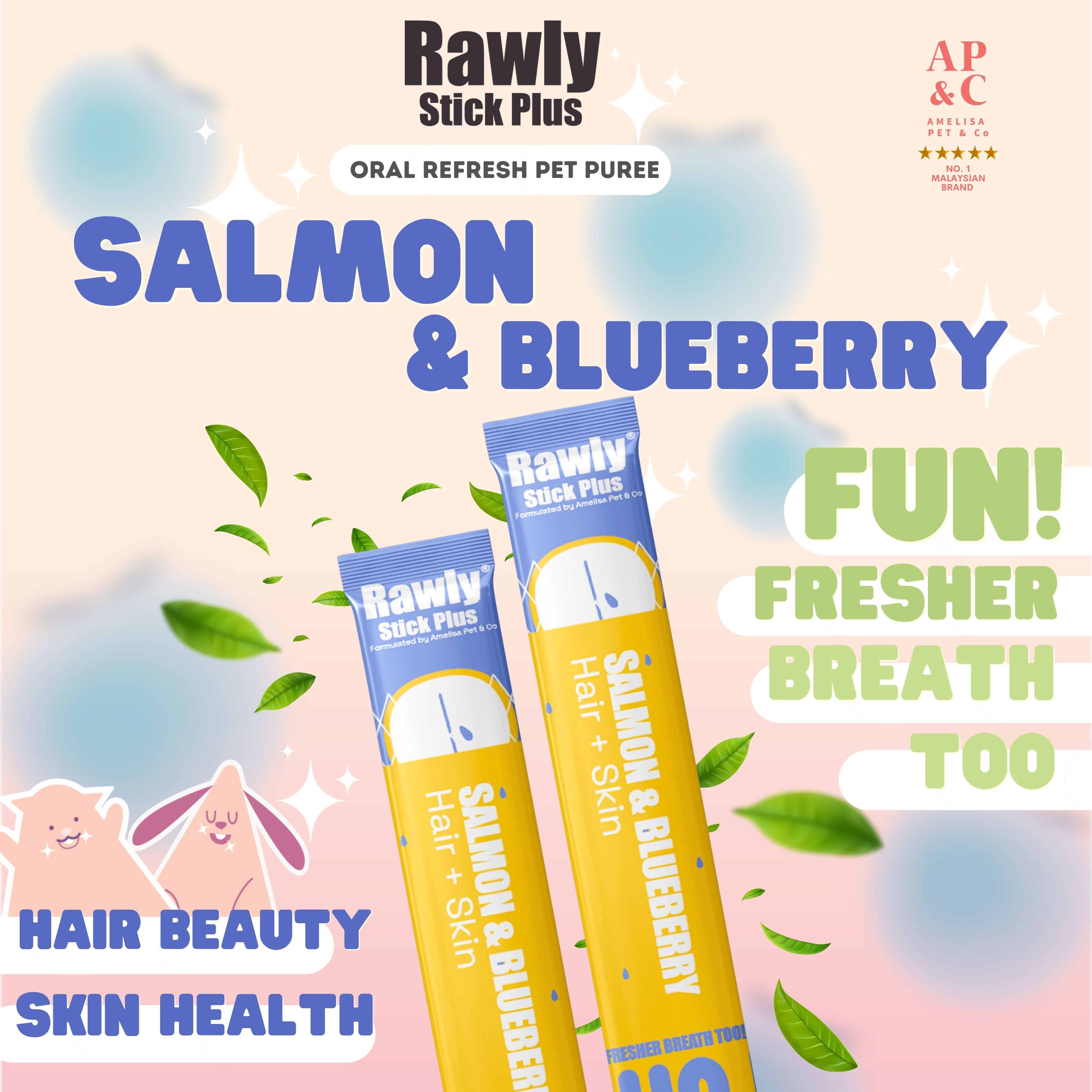 Amelisa Pet & Co. Rawly Stick Plus Put Puree Stick | Shopee Malaysia