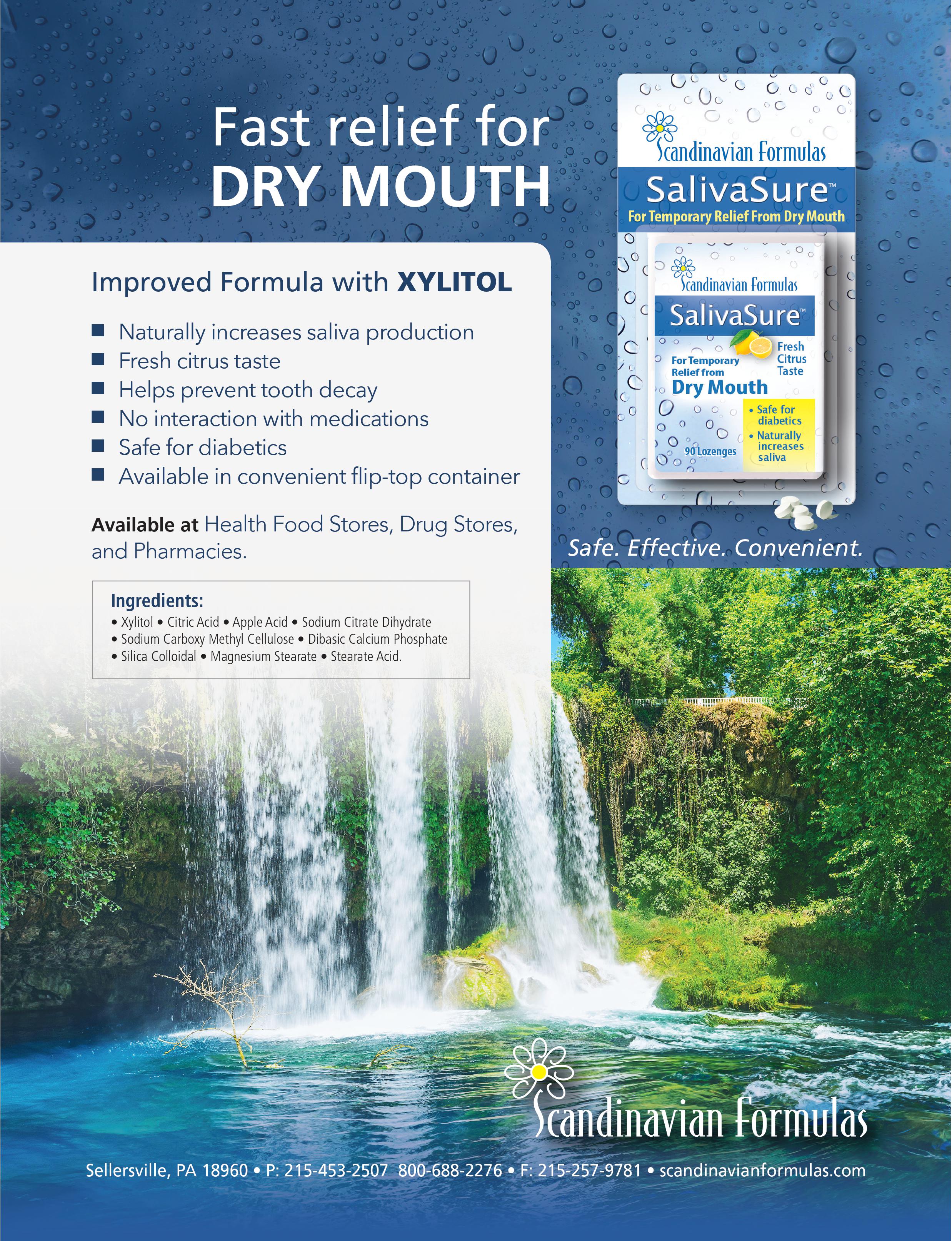 🇺🇸 USA SalivaSure by Scandinavian Formulas | Dry Mouth Lozenges, FDA ...