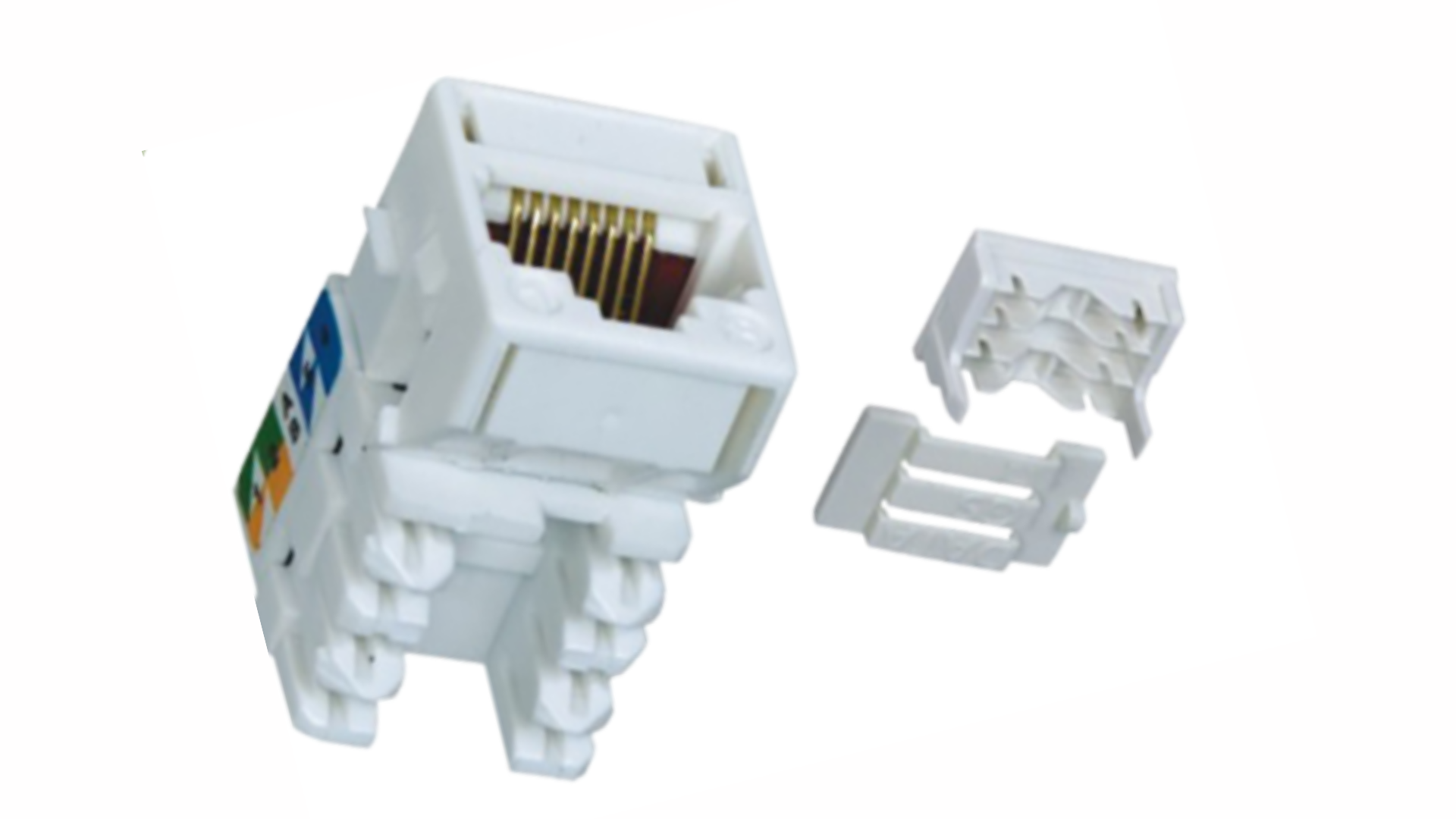 RJ45 CAT6 Keystone Modular Jack Lan Network Internet Cable Use With Faceplate FP1MJ FP2MJ MJ ...