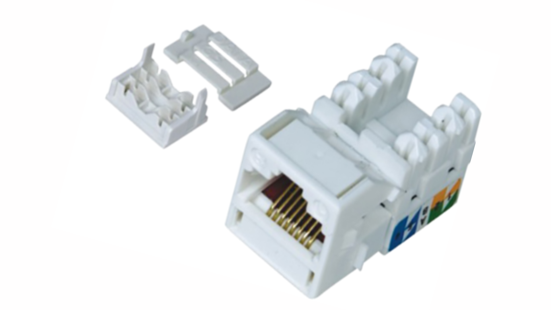 RJ45 CAT6 Keystone Modular Jack Lan Network Internet Cable Use With ...