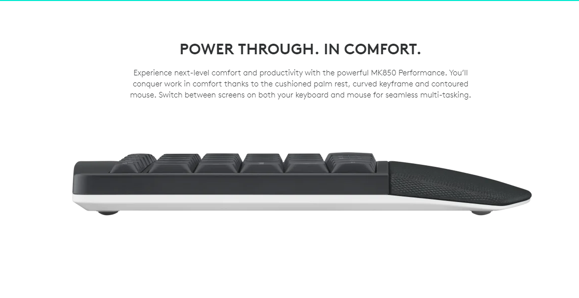 LOGITECH MK850 PERFORMANCE COMBO SET KEYBOARD & MOUSE WITH COMFORT ...