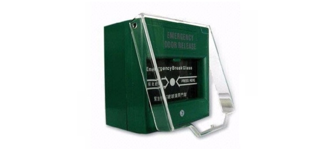 Emergency Break Glass Cover to Avoid Incident Break Glass Broken Door ...