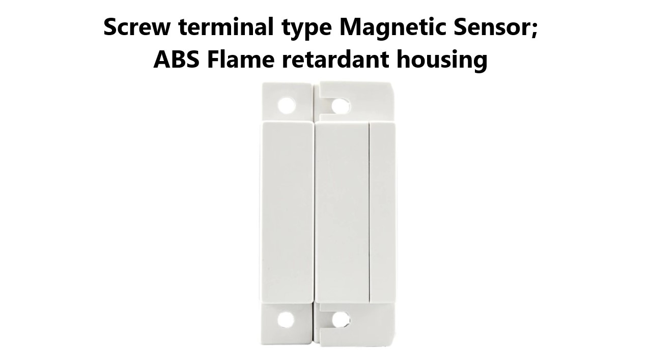 Wired Burglar Alarm Magnetic Magnet Door Sensor 25mm Max Sensing ...