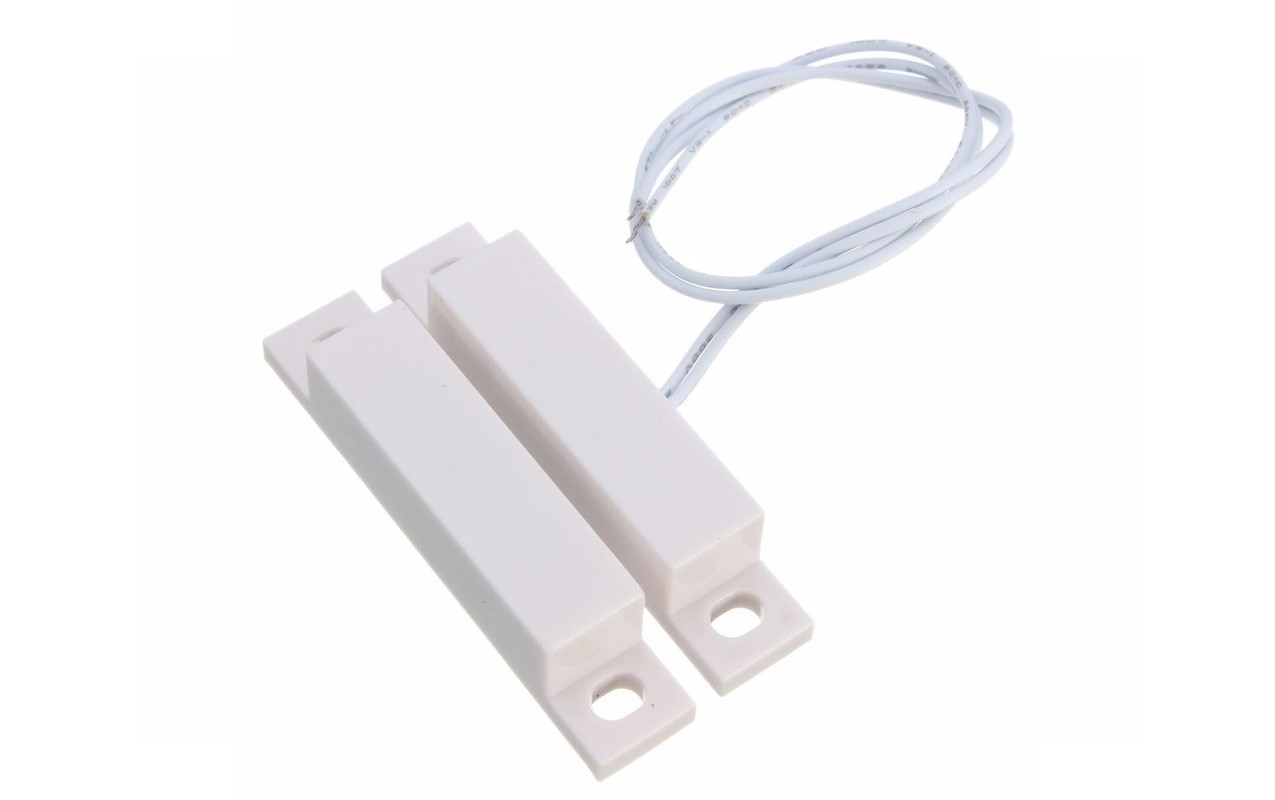 Wired Burglar Alarm Magnetic Magnet Door Sensor 25mm Max Sensing ...