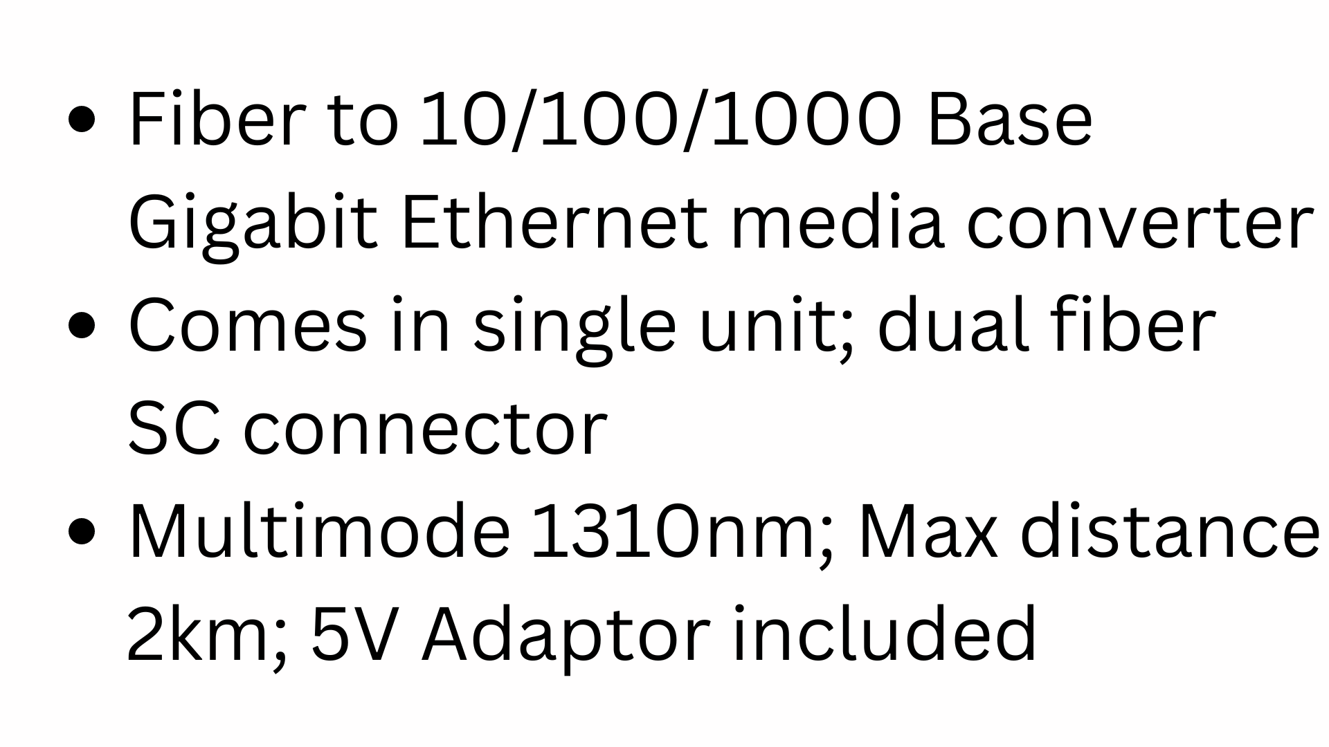 Fiber Media Converter Multimode Fiber to RJ45 Cat6 Gigabit Ethernet ...
