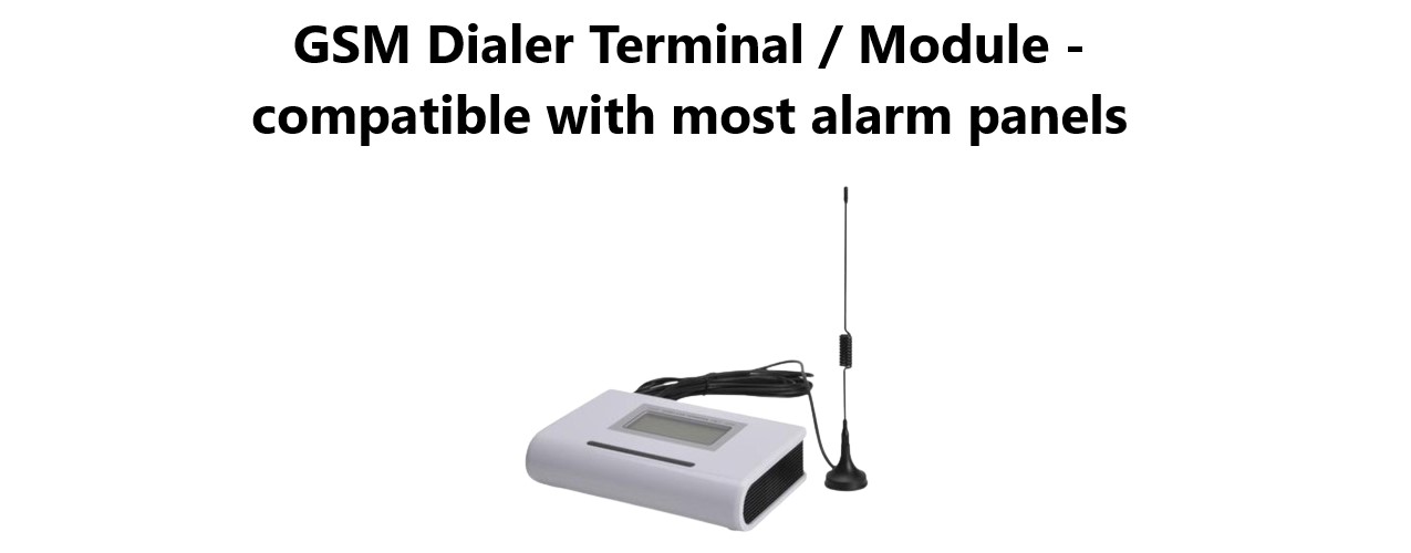 Wired Burglar Alarm GSM SIM Card Dialer Terminal Module Suit Alarm ...