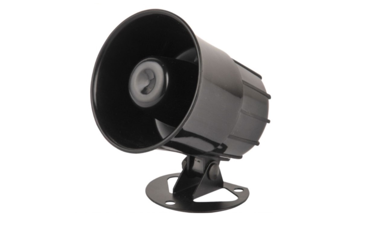 Wired Alarm DC 12V Siren Package Set with Metal Box Siren Horn Strobe ...