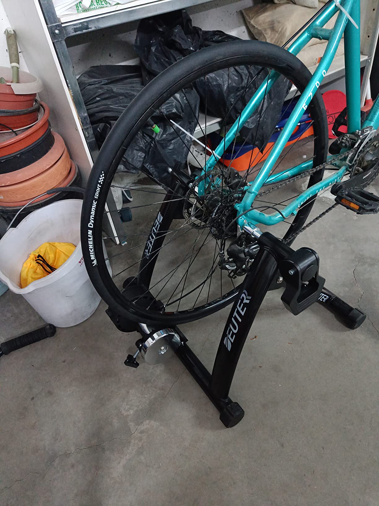 DEUTER IN-DOOR BASIKAL TRAINER MAGNETIC BIKE TRAINER MT-03 26' TO 28 ...