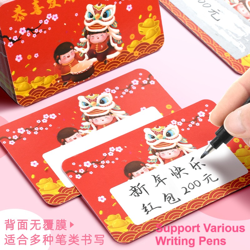 [50PCS] Lucky Scratch Card Sticker Scratch Off Silver Film Art Paper ...