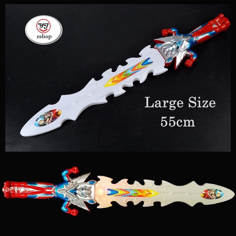 Ultraman Sword Flashing Light & Sound Ultraman Hero Sword Toy Mainan ...