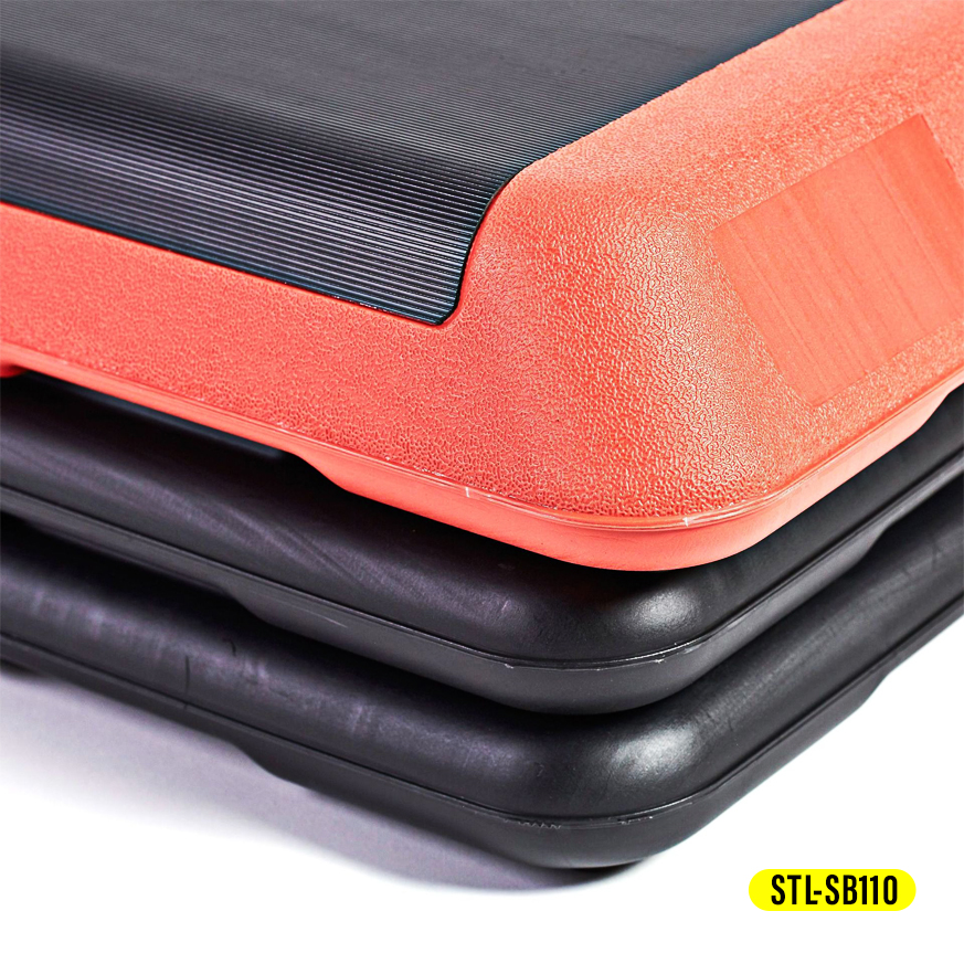 BPS Heavy Duty 43” 110cm Adjustable Aerobic Step Board Wide Stepper ...