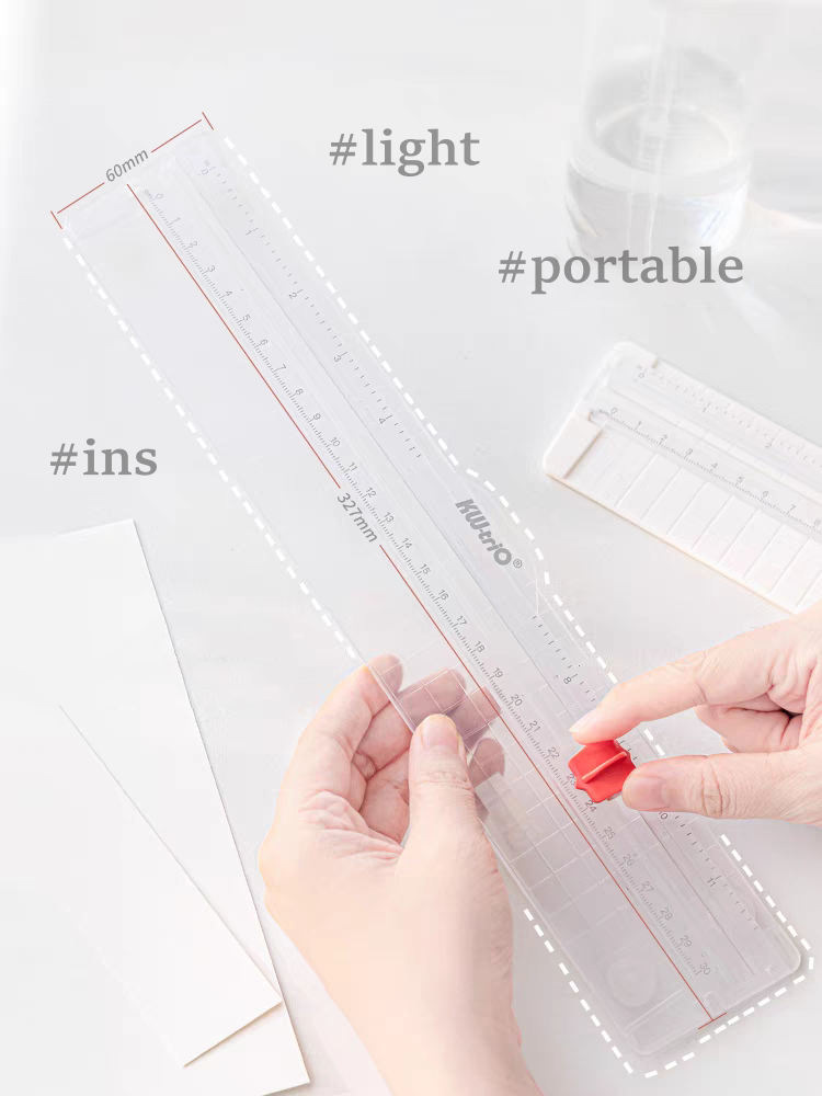 *AUG DEALS* INS Light Weight Portable A4 Paper Cutter Two-way Cutting ...