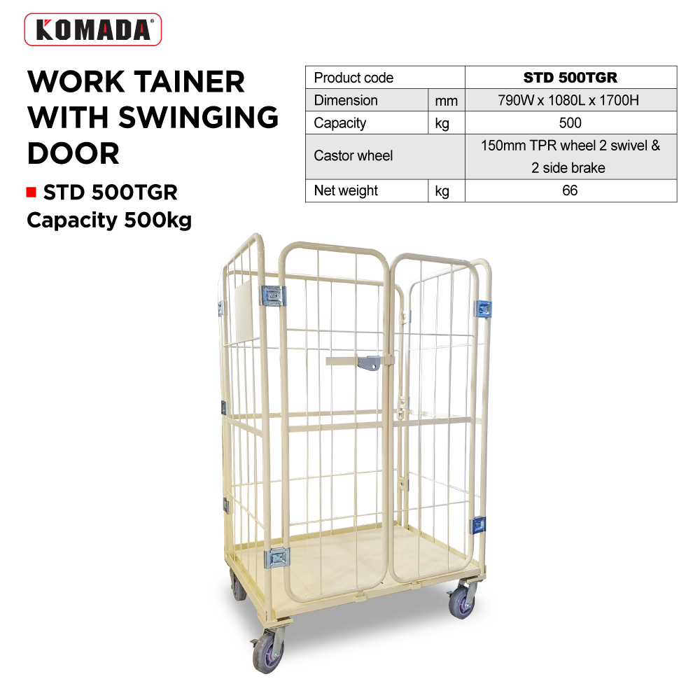 TTF Rack™ (KOMADA Work Tainer STD) Heavy Duty Work Tainer with Door and ...