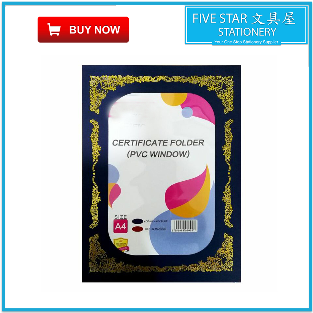 fivestar2u Certificate Folder Sijil Holder PVC Window Graduate ...