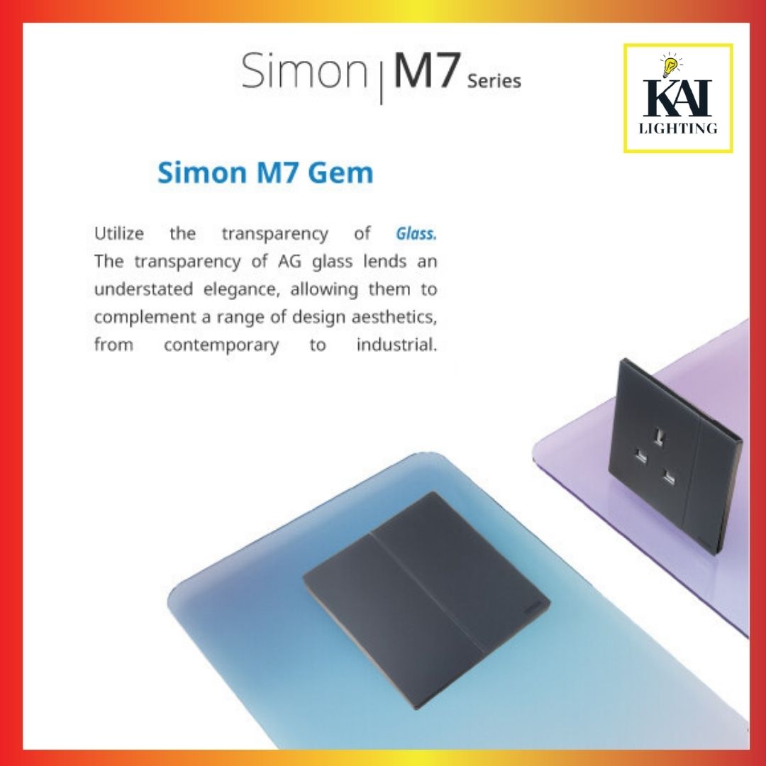 🔥 NEW 🔥SIMON [European Brand] M7 Series GEM White & Grey Switch ...