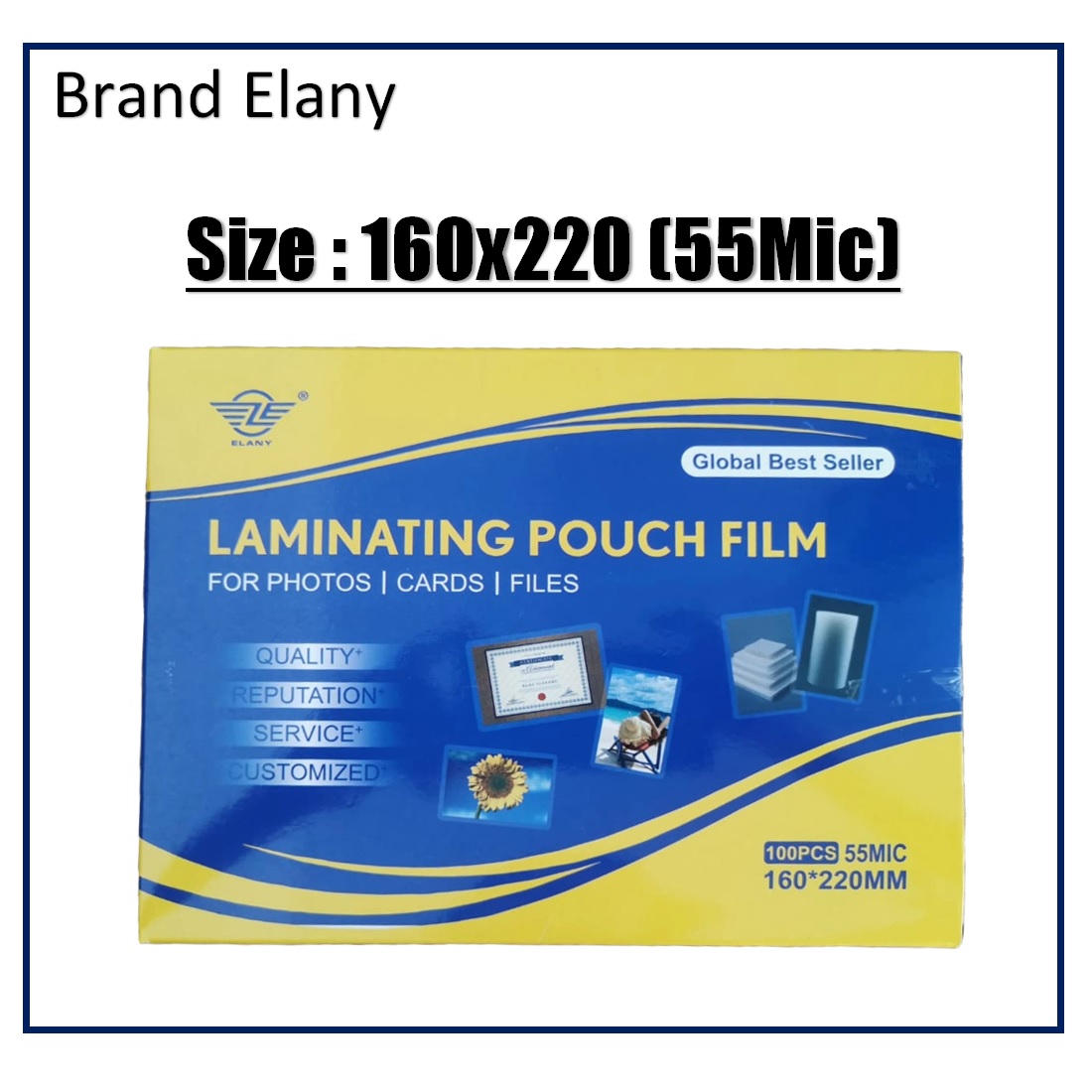 100 pcs sheets per pack Laminate Laminator 2R 3R 4R 5R 6R A4 Laminating ...