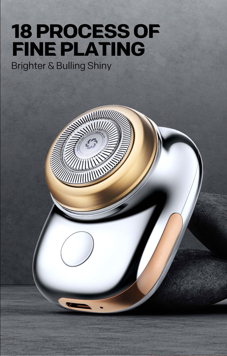 EROC Magic Stone Mini Shaver Portable Electric Shaver for Men IPX 7 ...