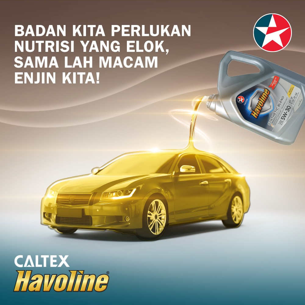 Caltex Havoline Synthetic Blend Engine Oil 5W-30 API SP (4 Liters) FREE ...