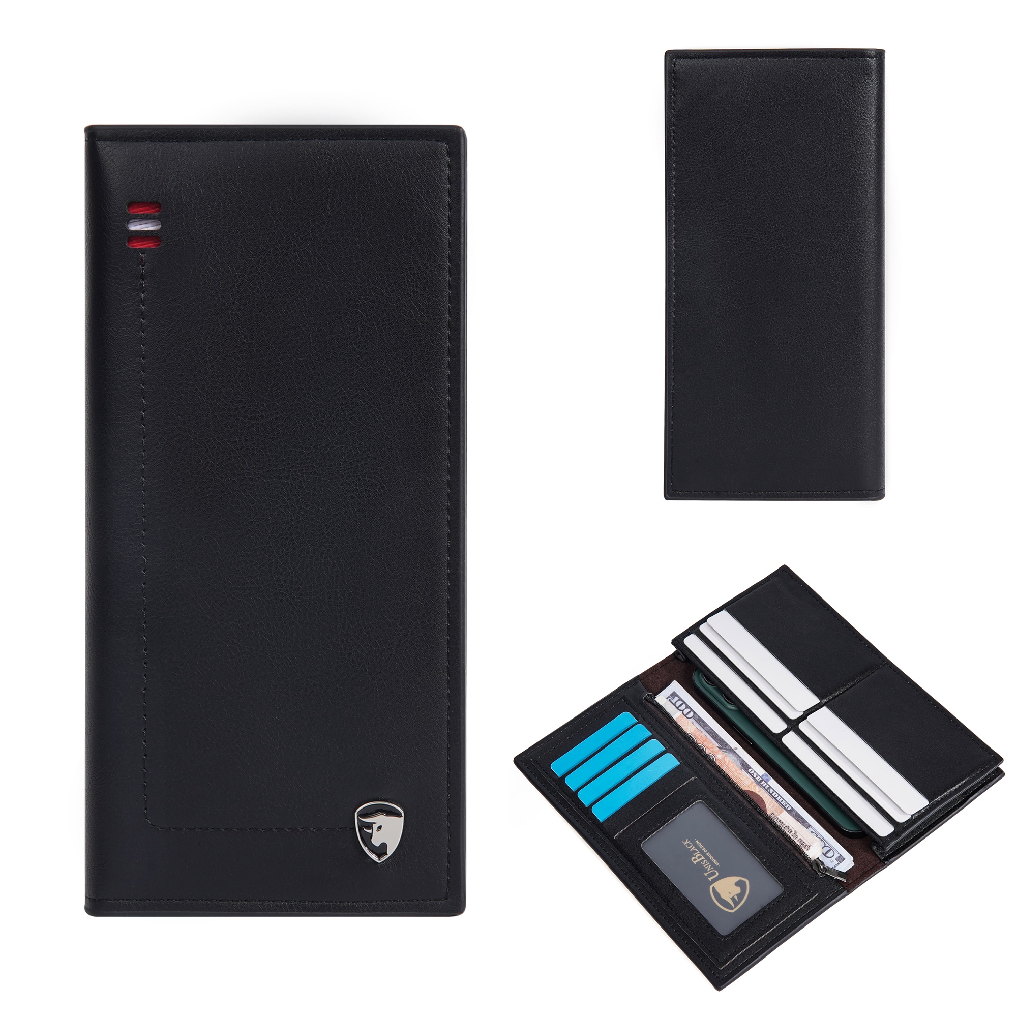 UnisBlack Men Wallet , Beg Duit Lelaki Purse Men Wallet Lelaki Dompet ...
