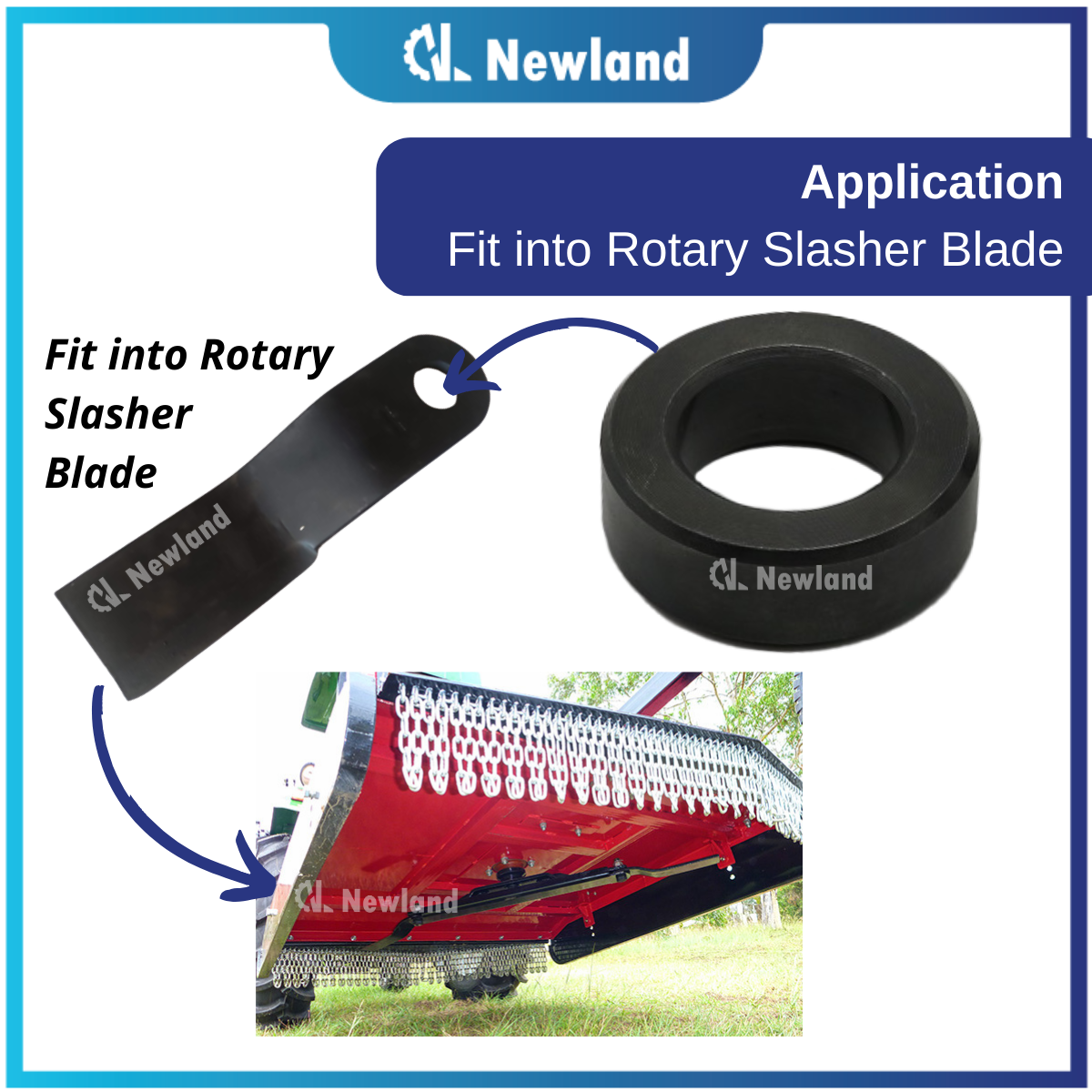 Rotary Slasher Bush 5hun / 6hun / 5/8 inch / 3/4 inch | Shopee Malaysia