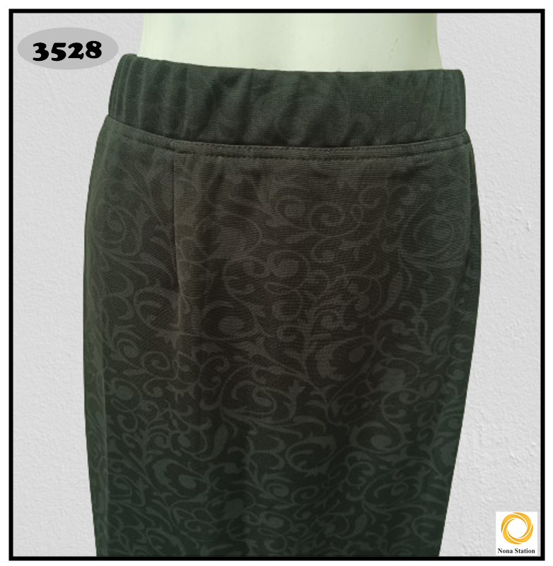 NS 3528 Plus Size 2XL - 5XL Women Big Size Dark Batik Floral Mermaid ...