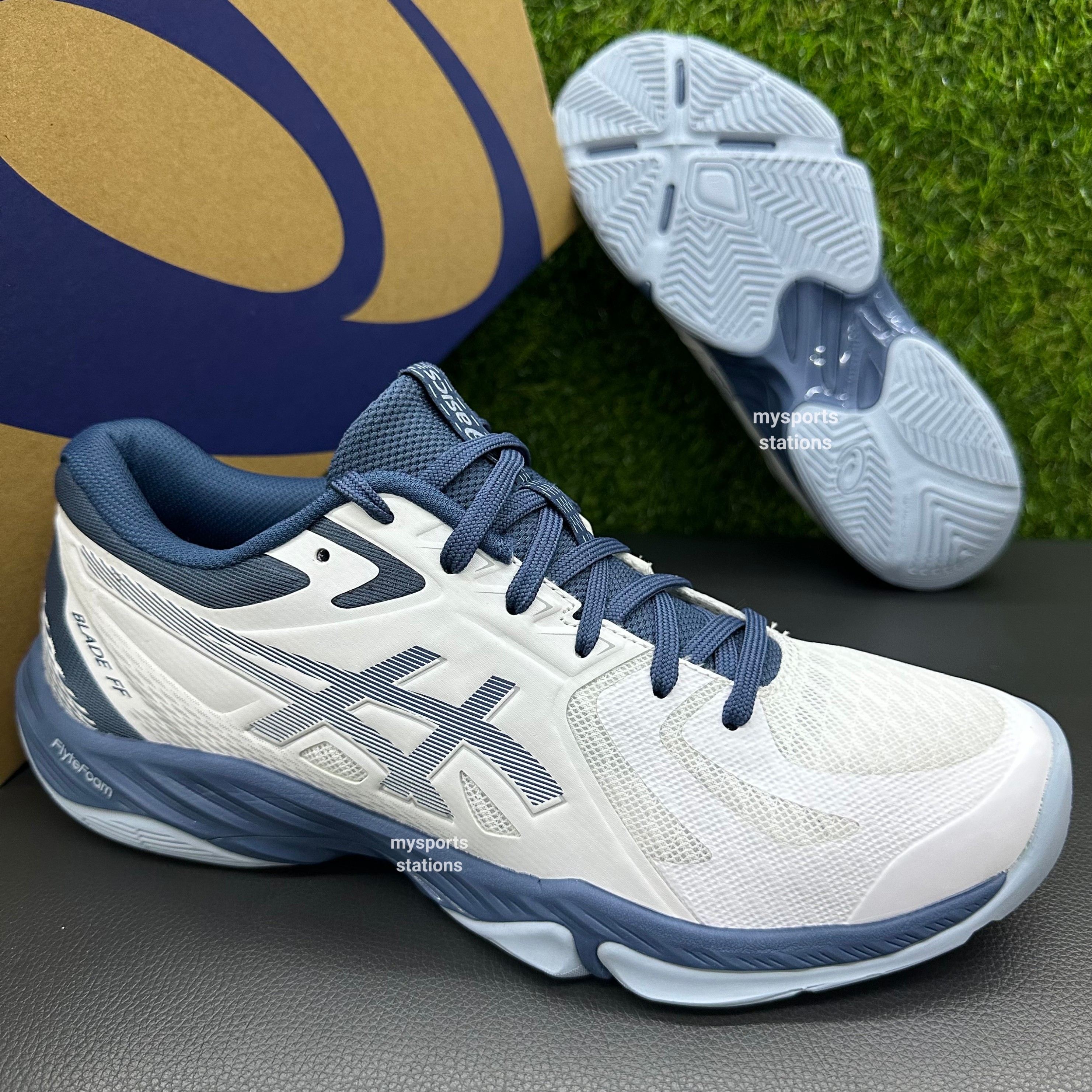 asics Mens Blade FF [1071A093-102] | [1071A093-401] Badminton Shoes | Court Shoes | Kasut ...