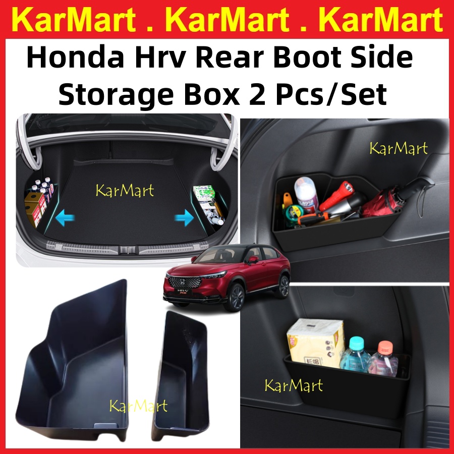Honda Hrv 2023 2024 2025 2pcs Rear Boot Side Trunk Storage Box Car Auto ...