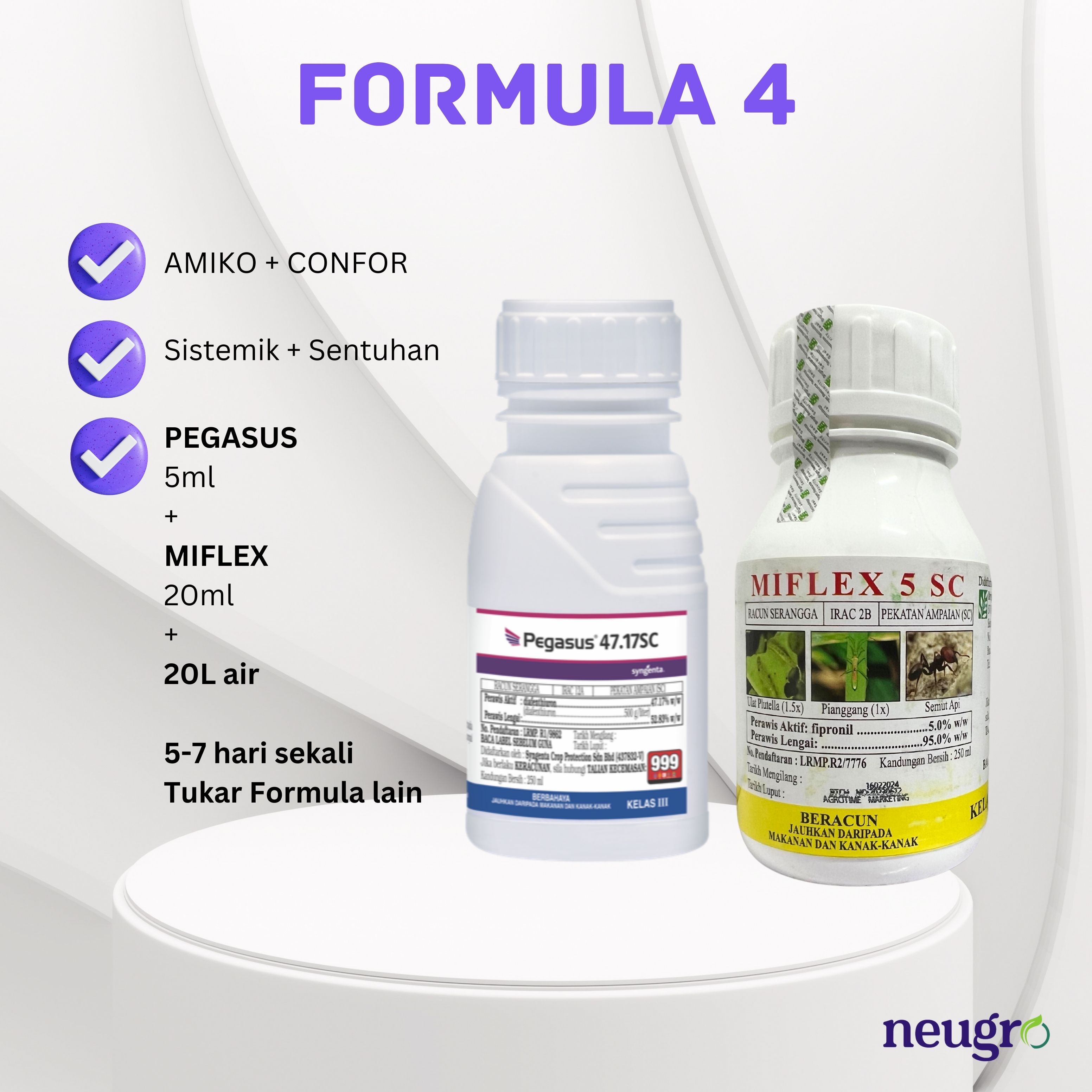 Formula Racun Serangga Untuk Mengawal Lalat Putih White Fly Control ...