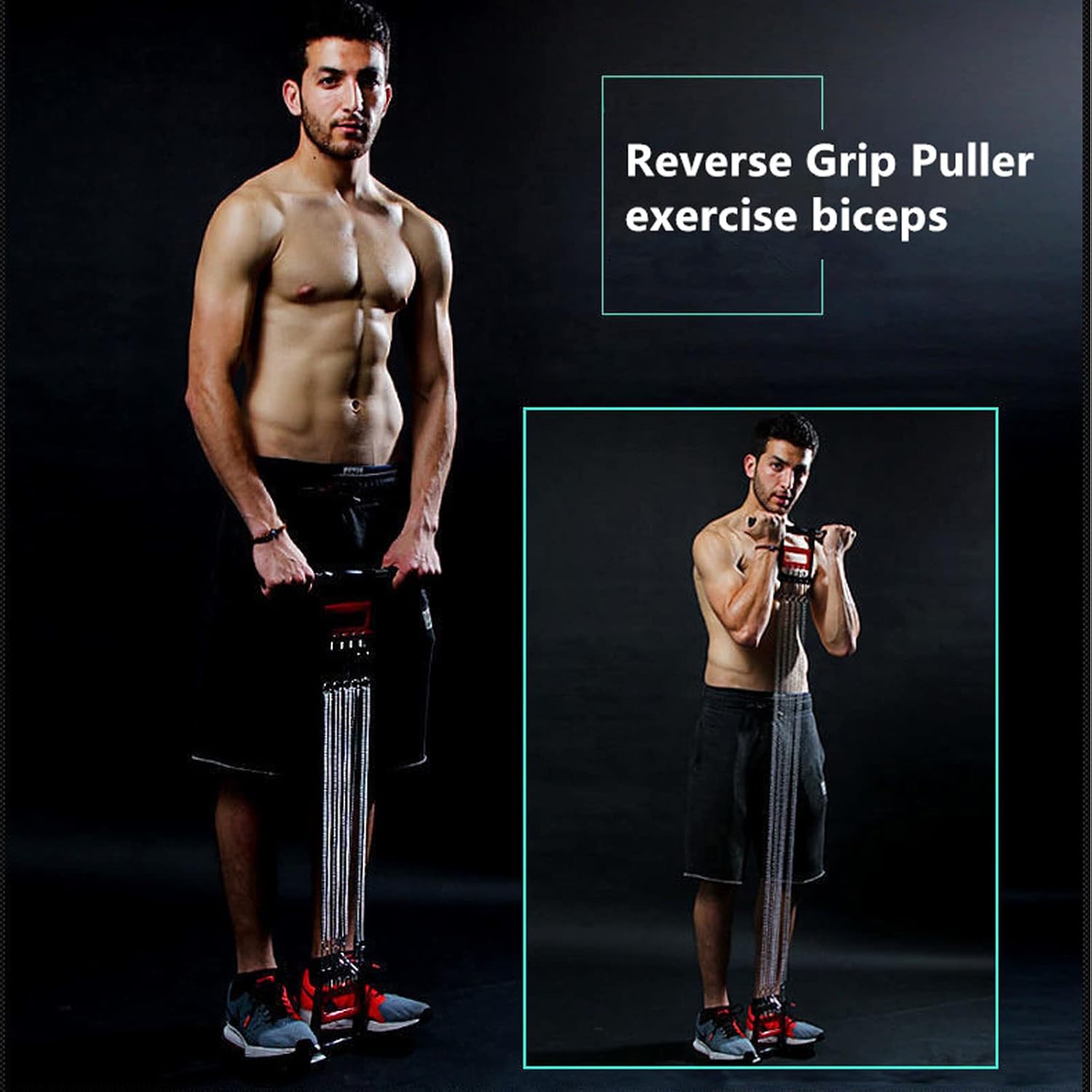 🔥🔥ADSports Chest Muscle Expander With Hand Gripper And Pedal Pull 5 ...