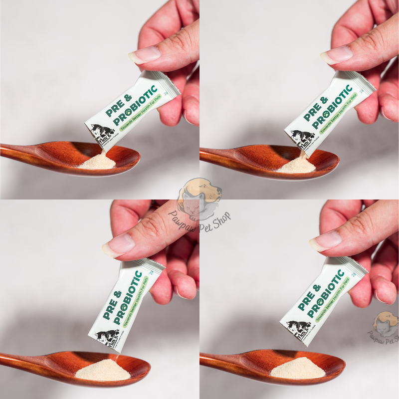 MAX & PAW PREBIOTIC & PROBIOTIC POWDER Multivitamin All Natural Pet ...
