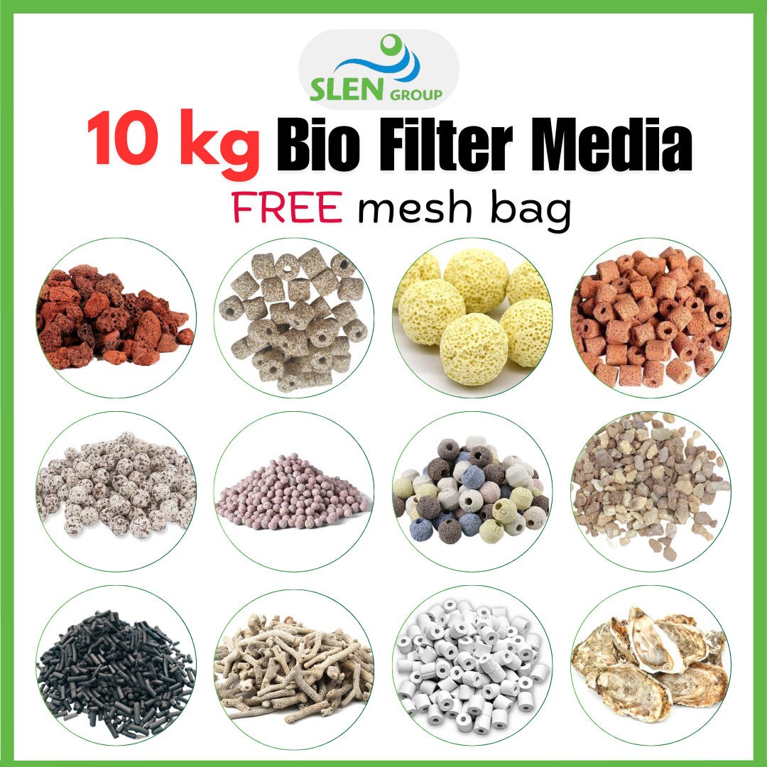 SLEN 10KG Bio Filter Media Aquarium Bacteria Nitrifying Aquaculture ...