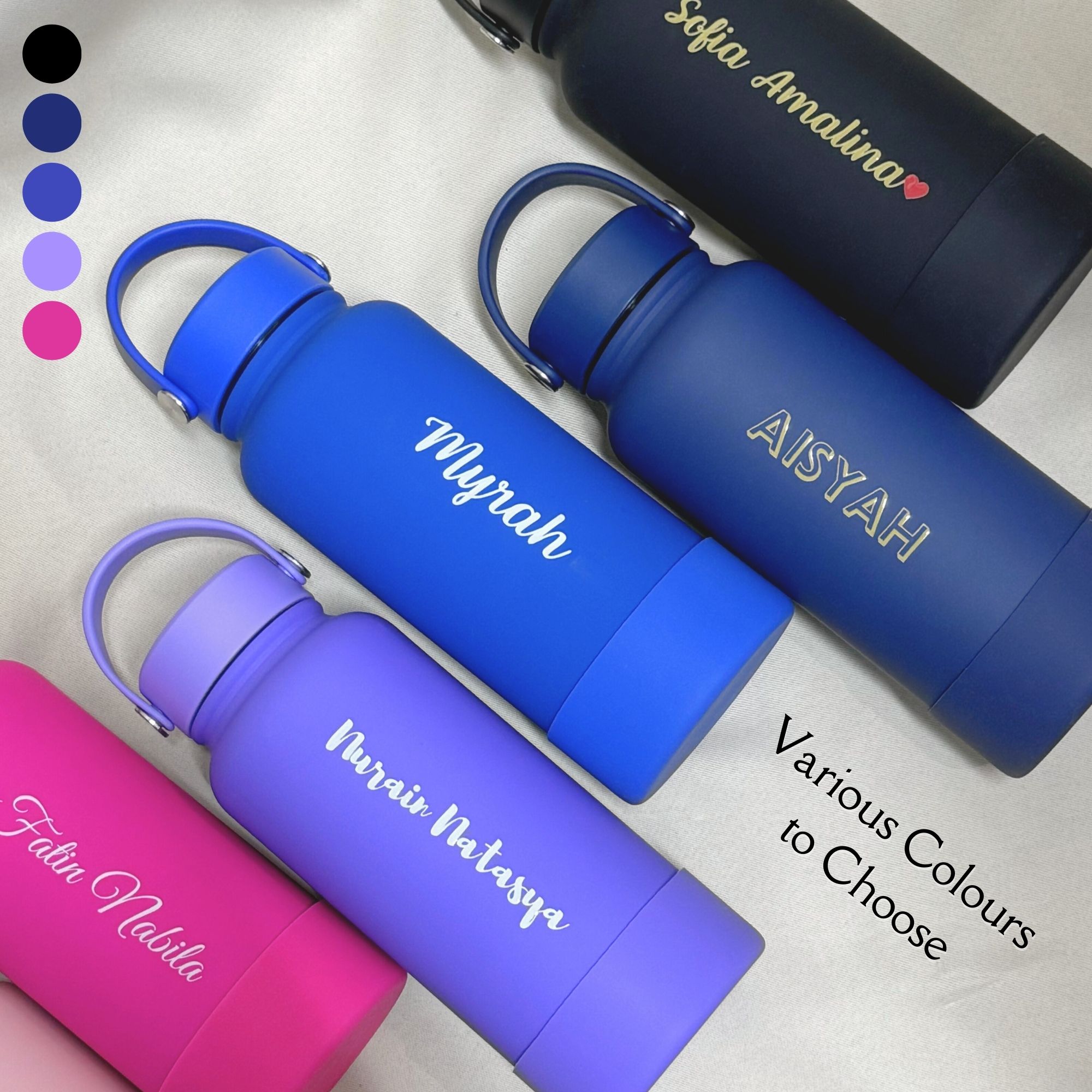 Aura Tumbler - DAYDREAM Tumbler Custom Nama 1000ml Thermos Flask ...