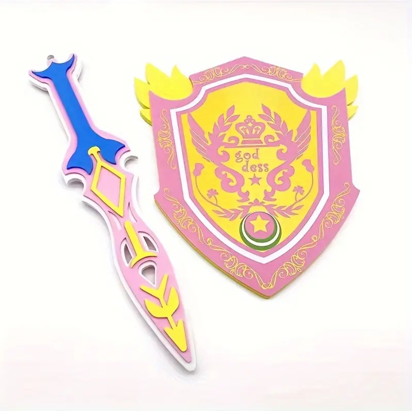 Foam Swords And Shields Playset, Medieval Combat Ninja Warrior Weapons ...