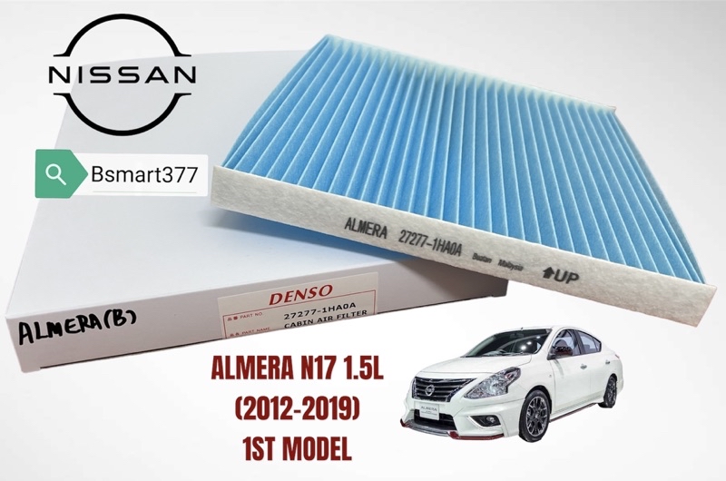 READY STOK Nissan cabin filter almera n17 1ST model (2012-2019) 1.5L ...